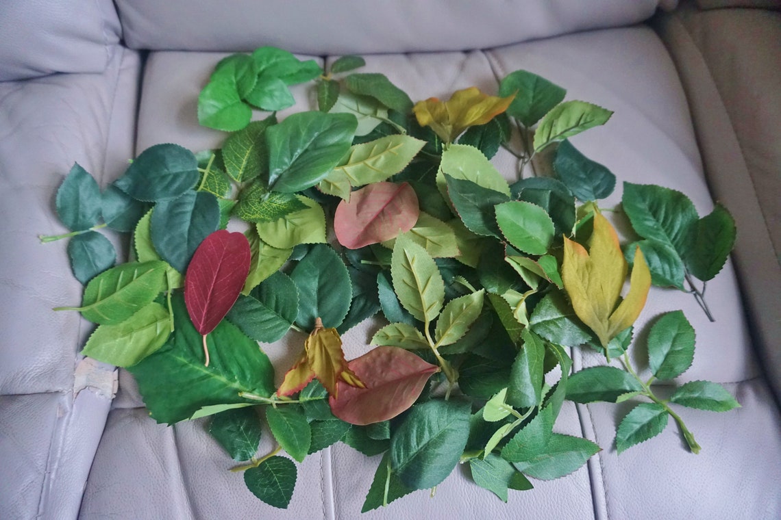 150 Artificial Leave Craft Supplies Artificial Leave - Etsy