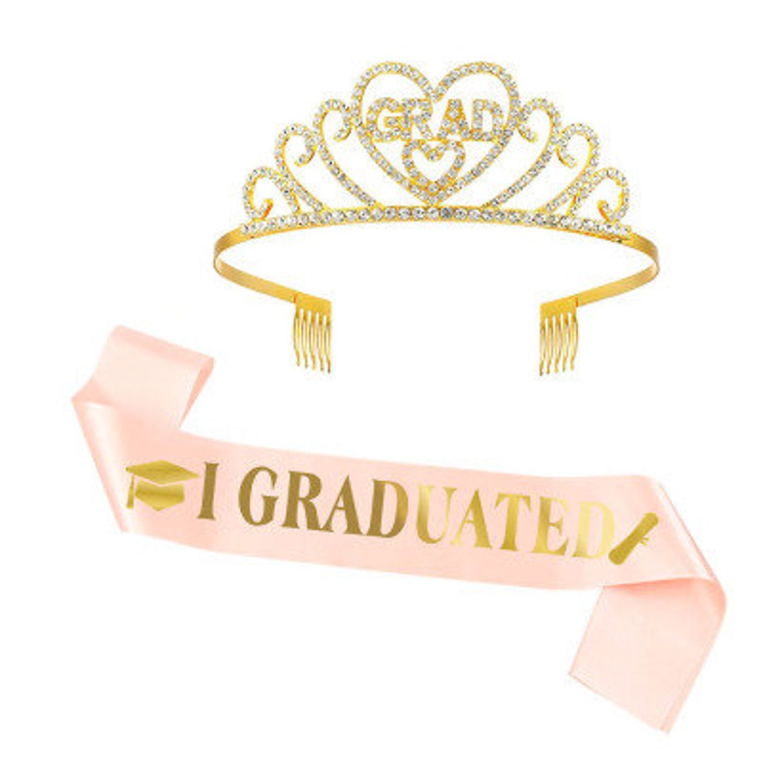 Graduation Sash Glitter Rose Gold Graduation Sash Graduation - Etsy
