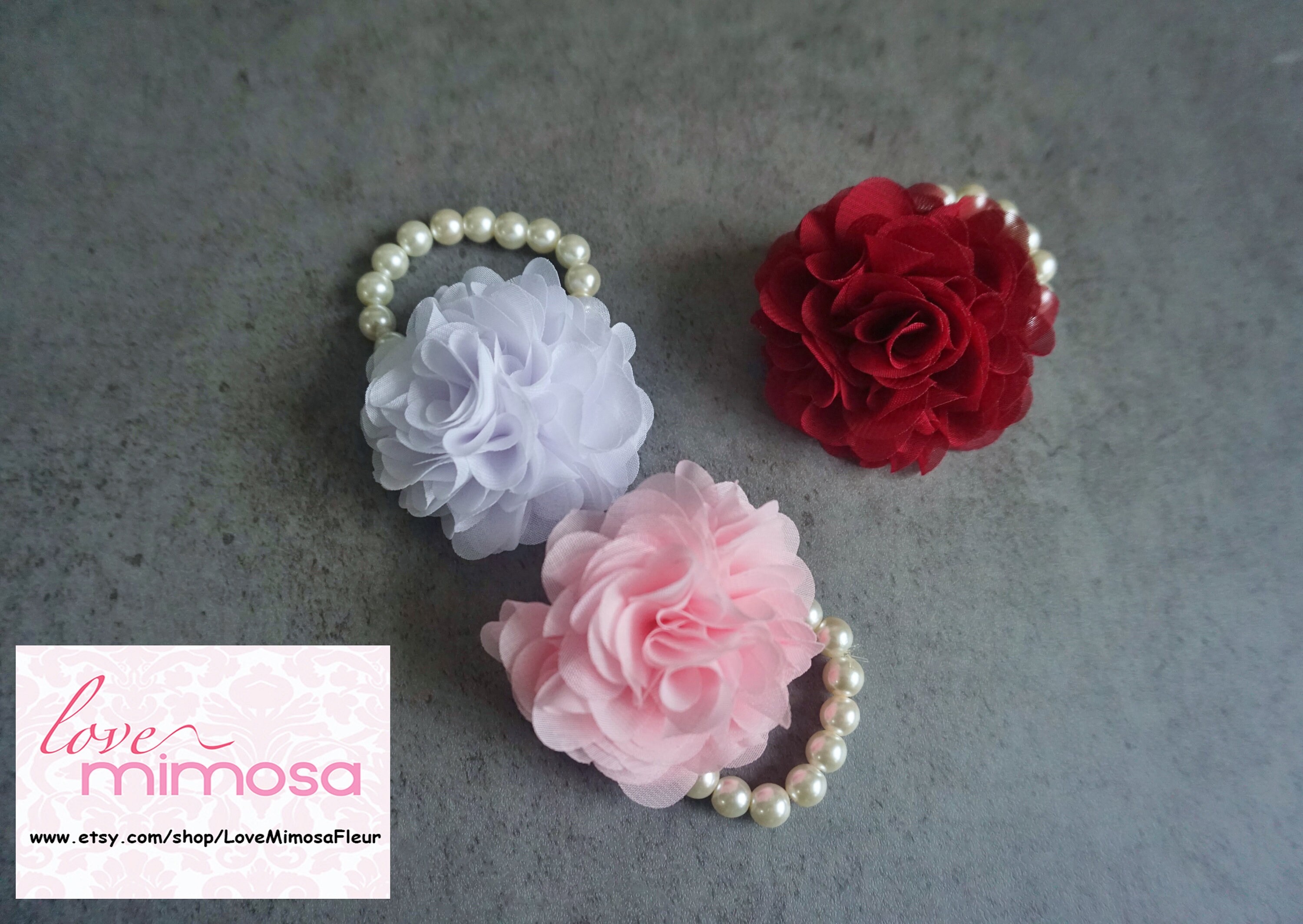 Kids Corsage Burgundy Corsage Chiffon Flower Corsage Flower - Etsy UK