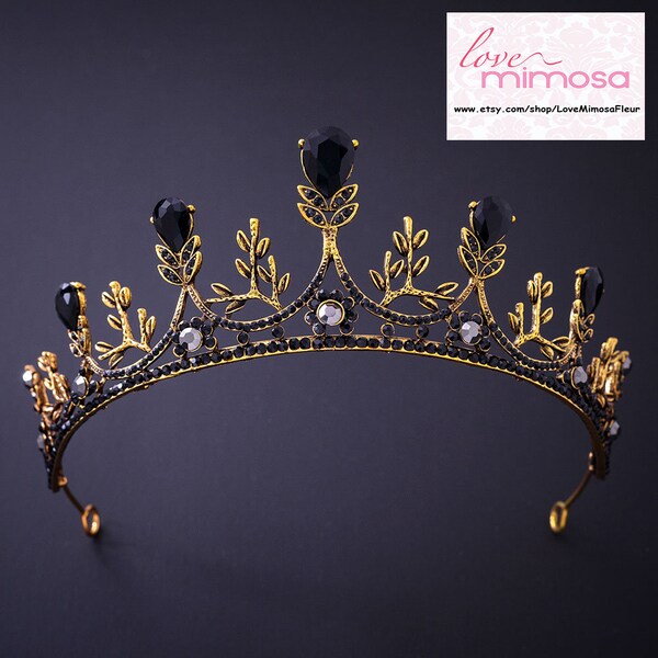 Black Tiara - Etsy