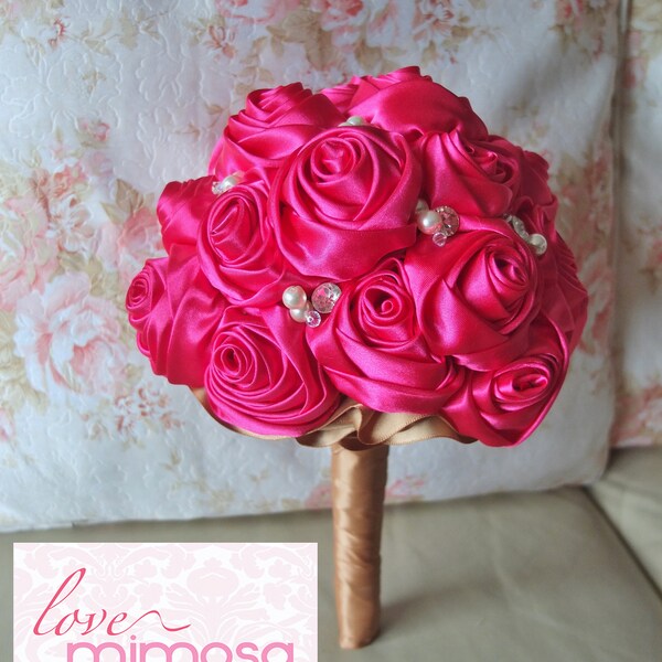 Fuchsia Bouquet - Etsy