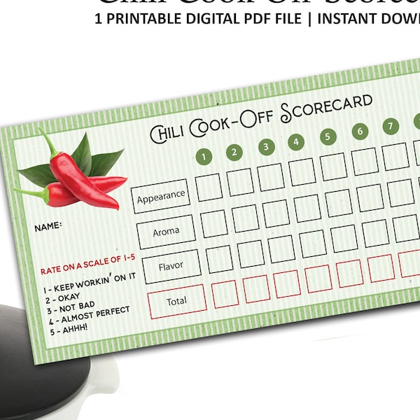 Bake off Score Cards - Etsy