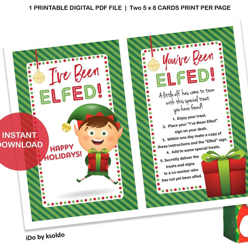 Elves at Work Sign - Etsy