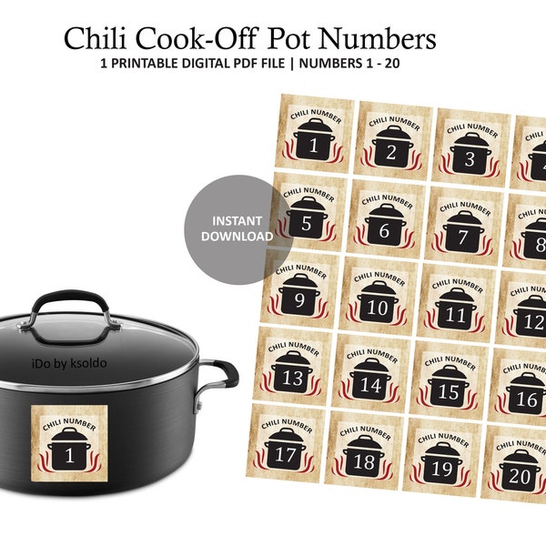 Chili Cook Off - Etsy