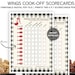 WINGS COOK-OFF Scorecards for 10 Entries - Wings Cook off - Wings ...