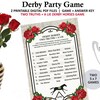 What's Your Derby Racehorse Name - Racehorse Name Game With Name Tags ...