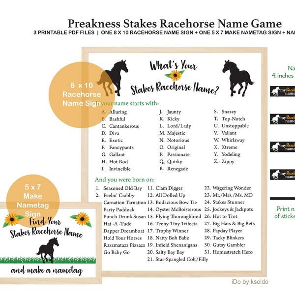 Preakness Decor - Etsy