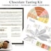 Chocolate Tasting Kit-chocolate Tasting -wine and Chocolate Pairing ...