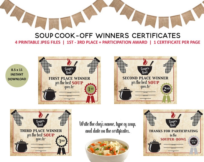 Soup Cook-off - Souper Bowl - Souper Star - Soup Competition - Chili ...