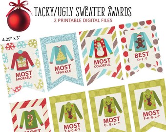 Ugly sweater awards | Etsy