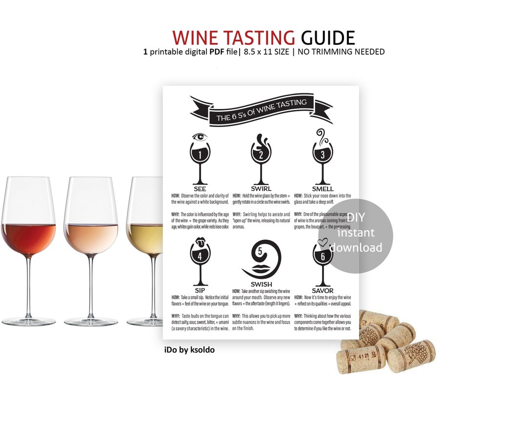 The 6 Steps of Wine Tasting, Wine Tasting Guide, Wine Tasting Tips, Wine Tasting Party, How to ...