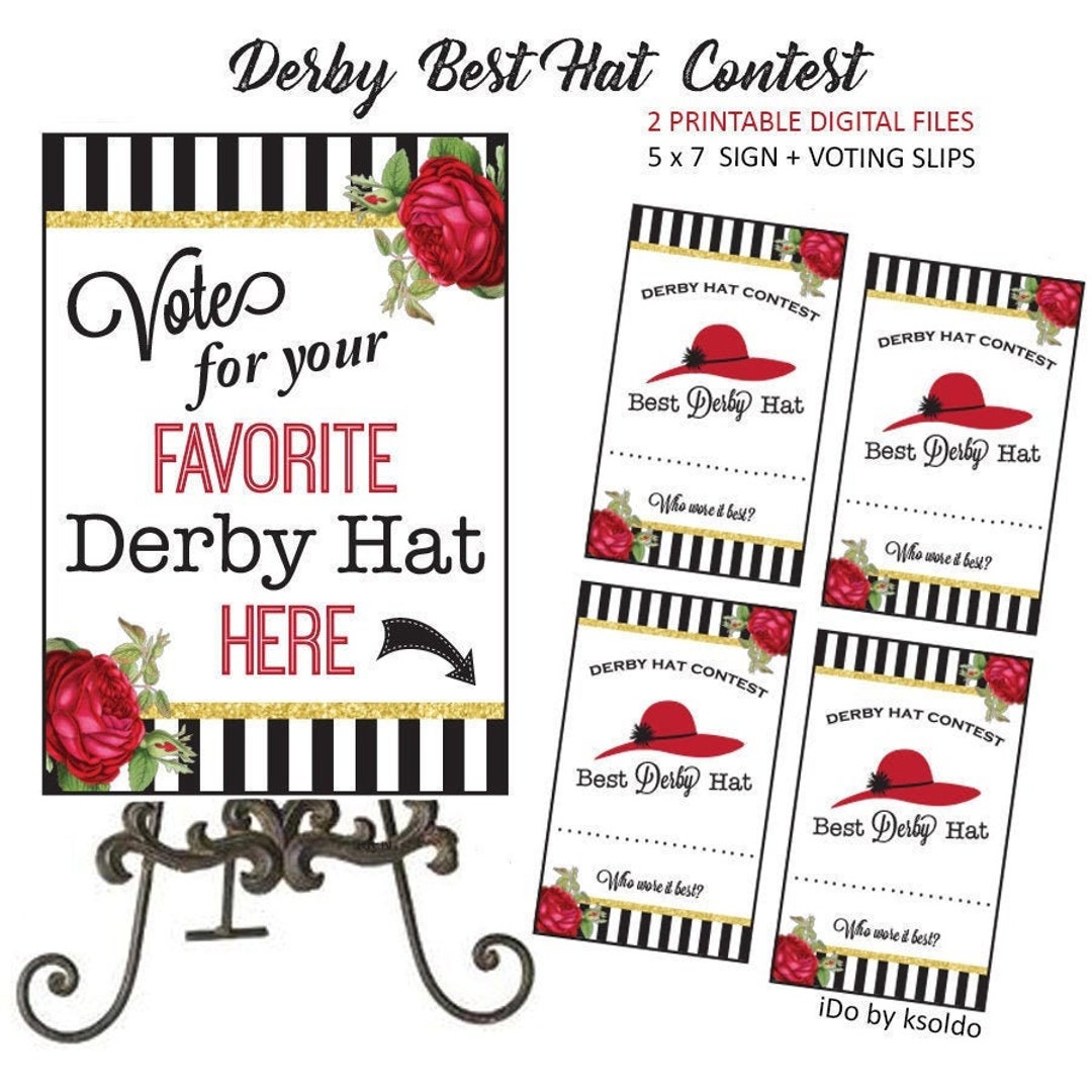 Kentucky Derby Best Hat Contest - Kentucky Derby Game - Kentucky Derby ...