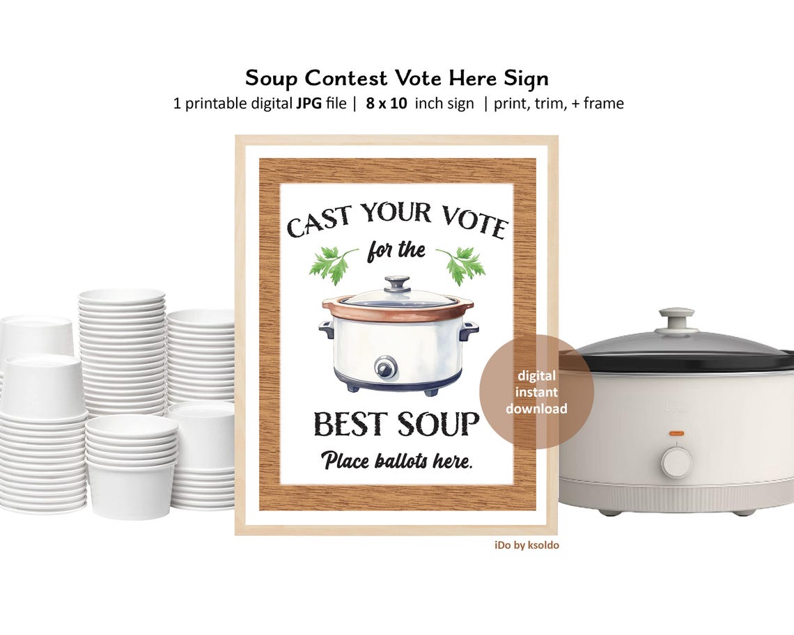 Cast Your Vote for the Best Soup Sign - Vote for Your Favorite Soup ...