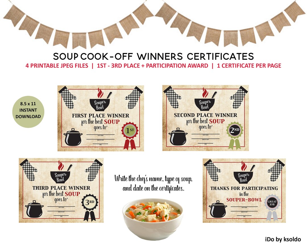 Soup Cook-off - Souper Bowl - Souper Star - Soup Competition - Chili ...