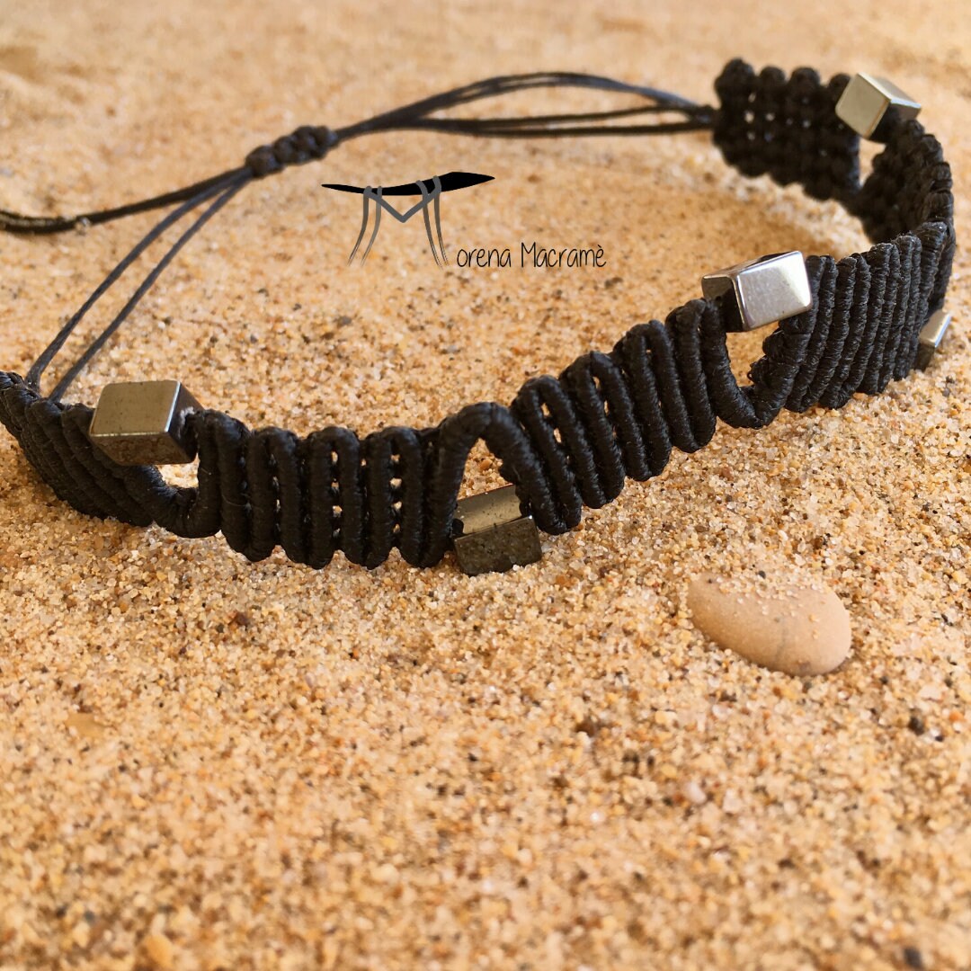 Set Jewelry Macrame Tutorial Pattern PDF Ring Bracelet - Etsy