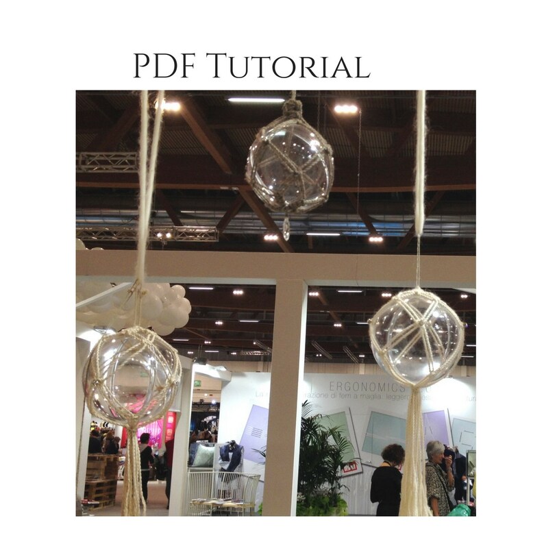 Macrame Christmas Balls Tutorials Pattern Photo Tutorial - Etsy
