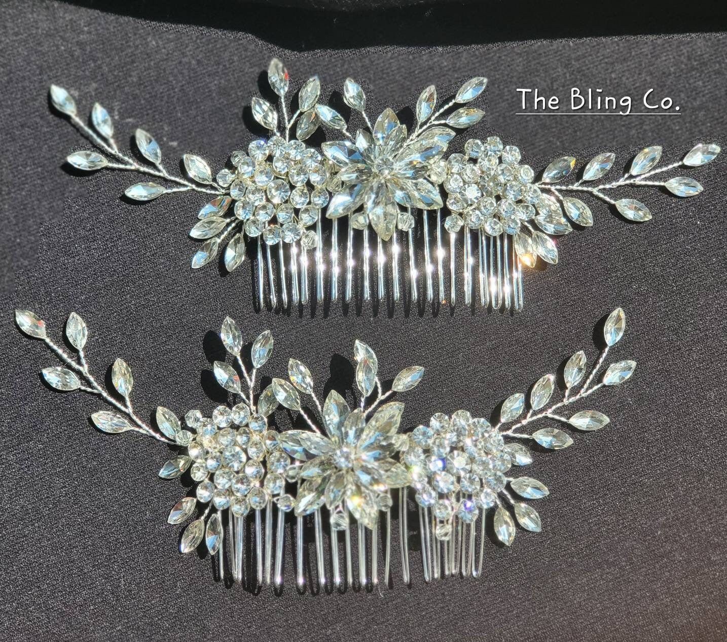 Rhinestone Crystal Headpiece Comb Diamond Wedding Bridal Accessory ...