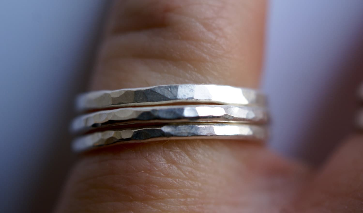 Silver Stacking Ring Fine Silver99.9% silver simple ring | Etsy
