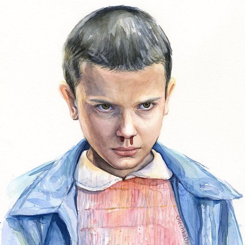 Strangers Things Painting - Etsy