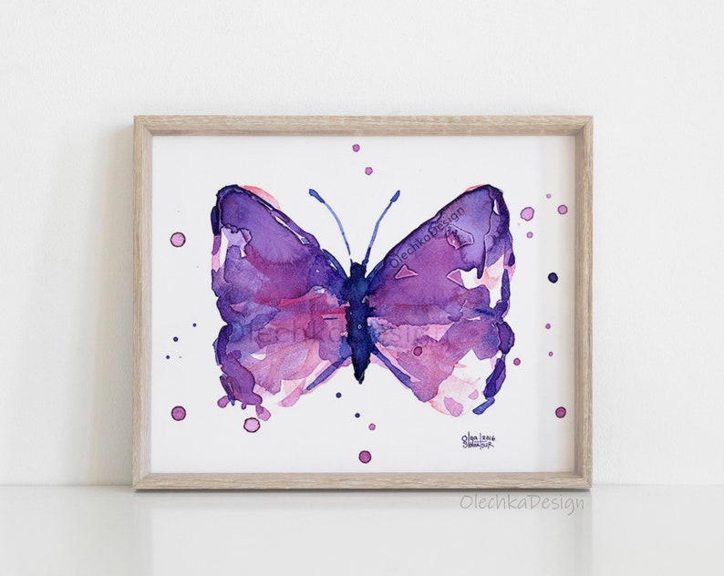 Butterfly Art, Butterfly Watercolor Painting, Abstract Butterfly ...