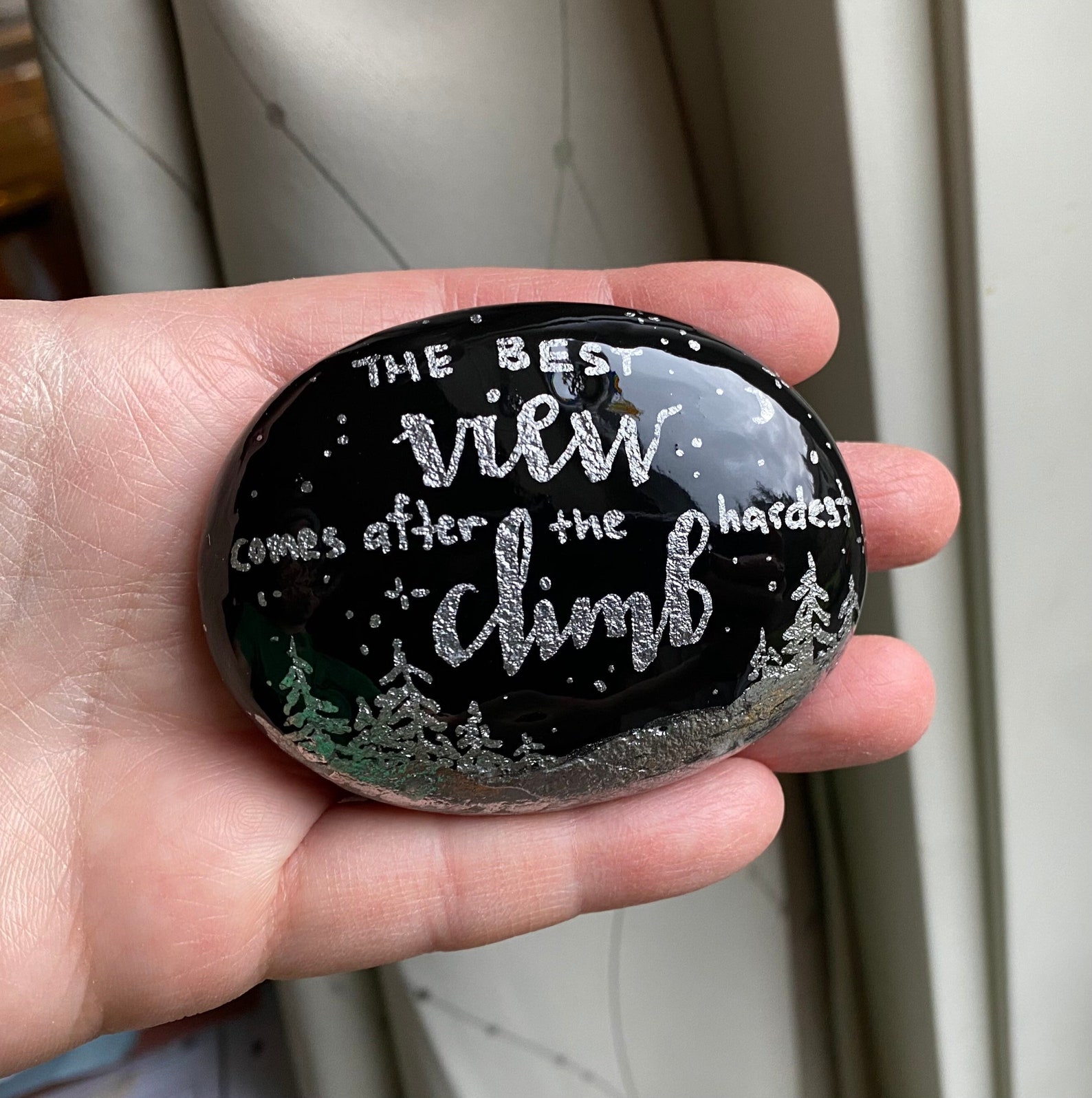 Painted Rock Motivation Quote Motivational Rocks Keepsake - Etsy