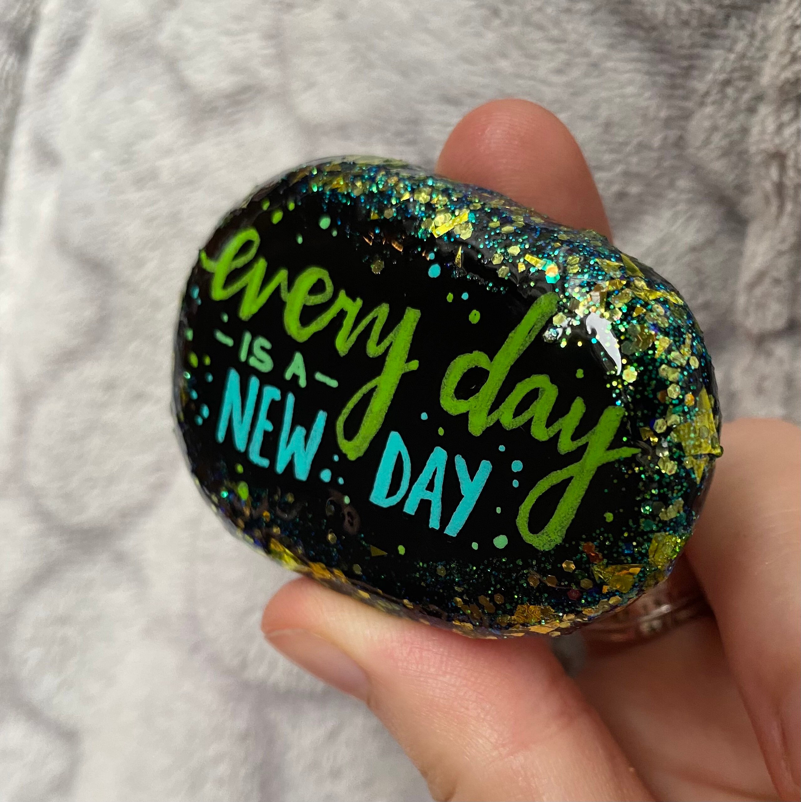 Positive Painted Rock Calming Rock Positive Motivation Gift - Etsy Canada