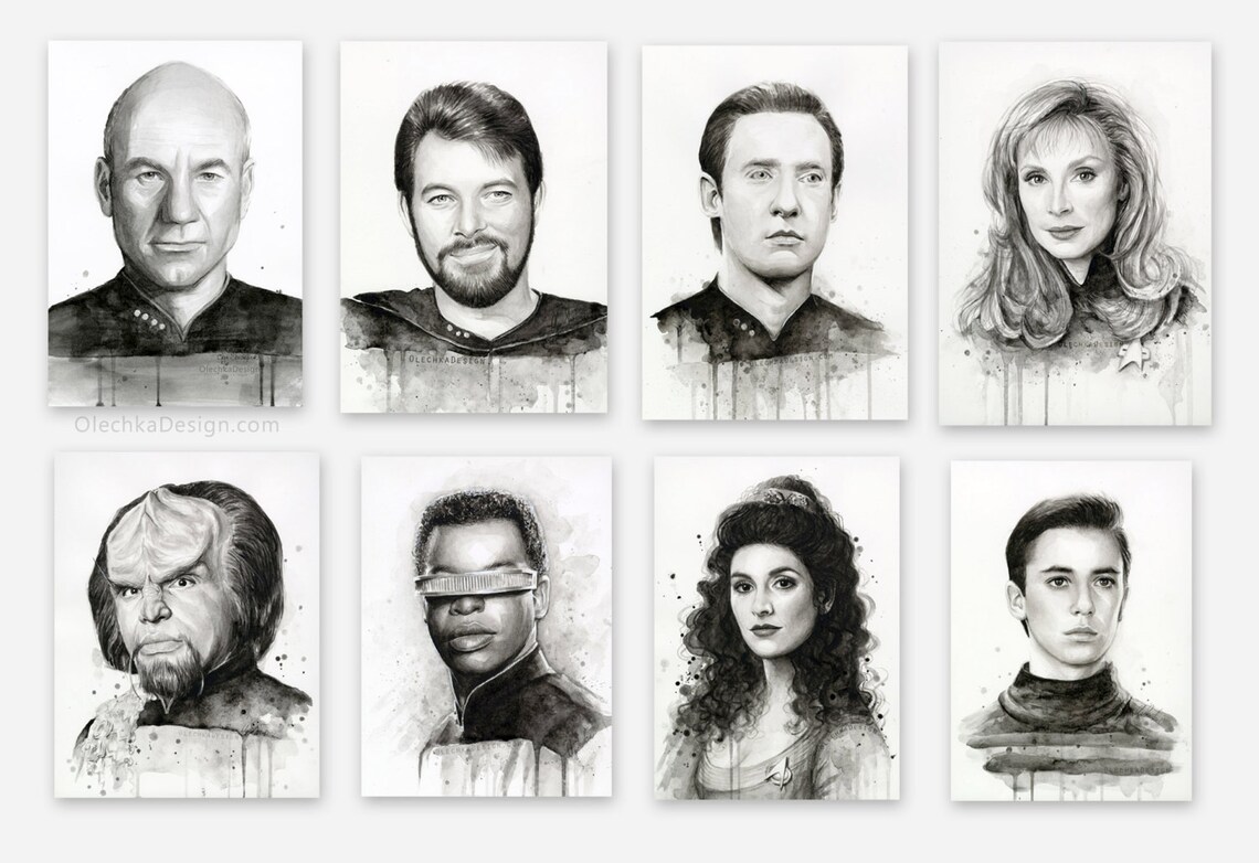 Captain Picard Tea Earl Grey Hot Wall Art Art Gift - Etsy