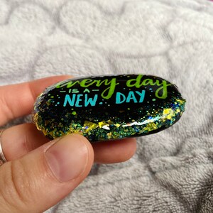Positive Painted Rock, Calming Rock, Positive Motivation Gift ...