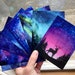 Galaxy Postcard Set, Set of 8 Postcards, Christmas Postcards, Postcard ...