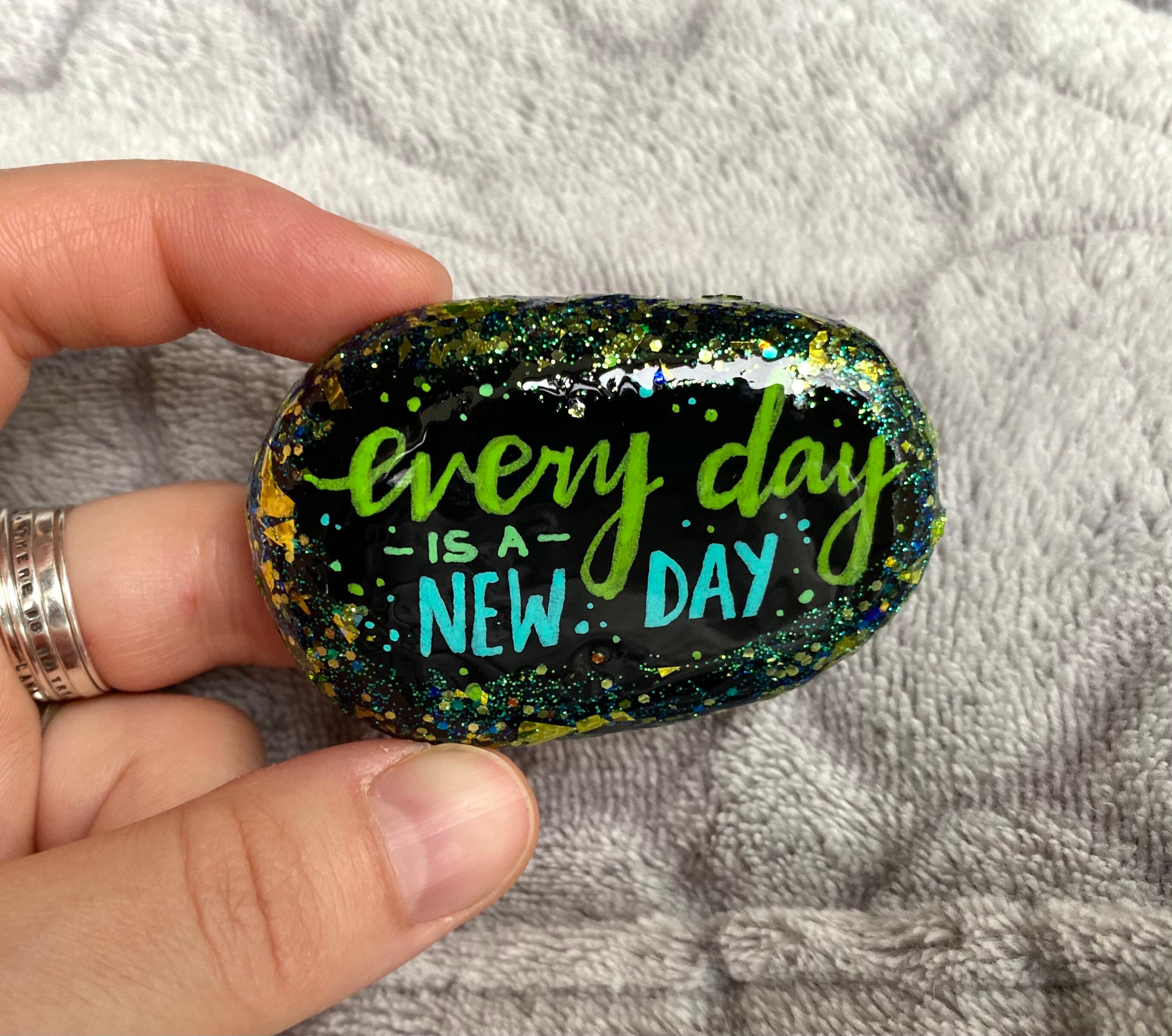 Positive Painted Rock Calming Rock Positive Motivation Gift - Etsy Canada
