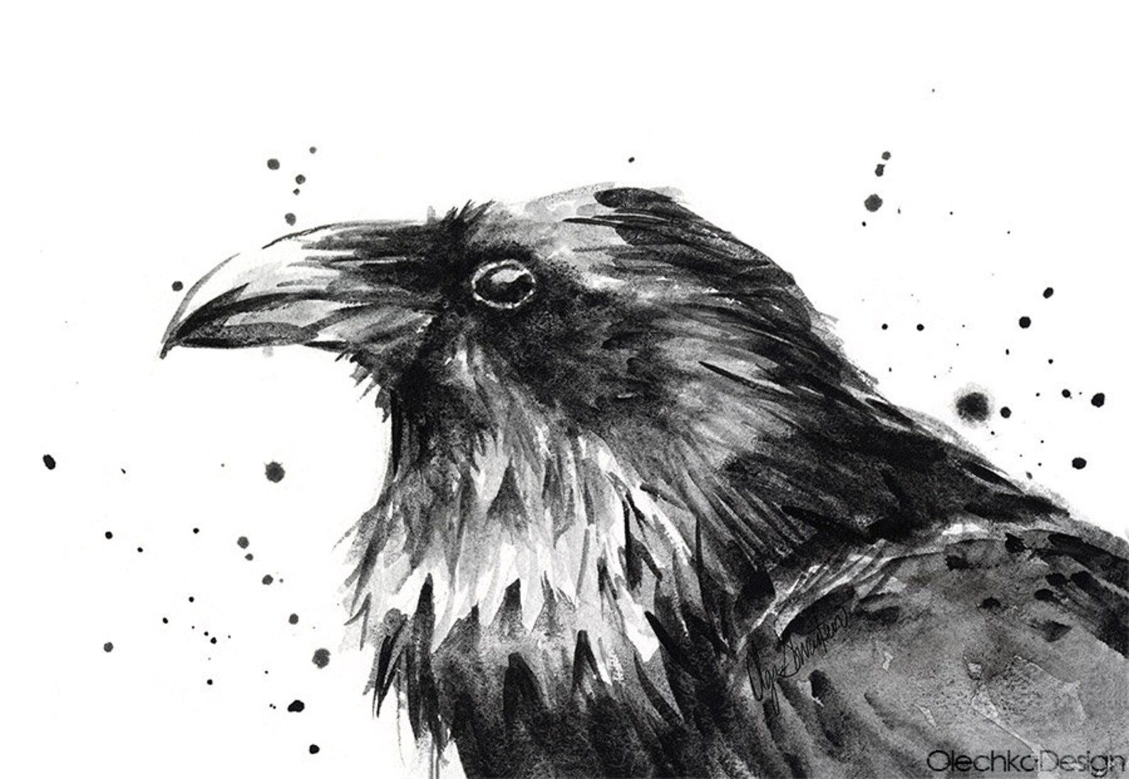 Raven Art Raven Prints Raven Wall Art Raven Art Prints | Etsy