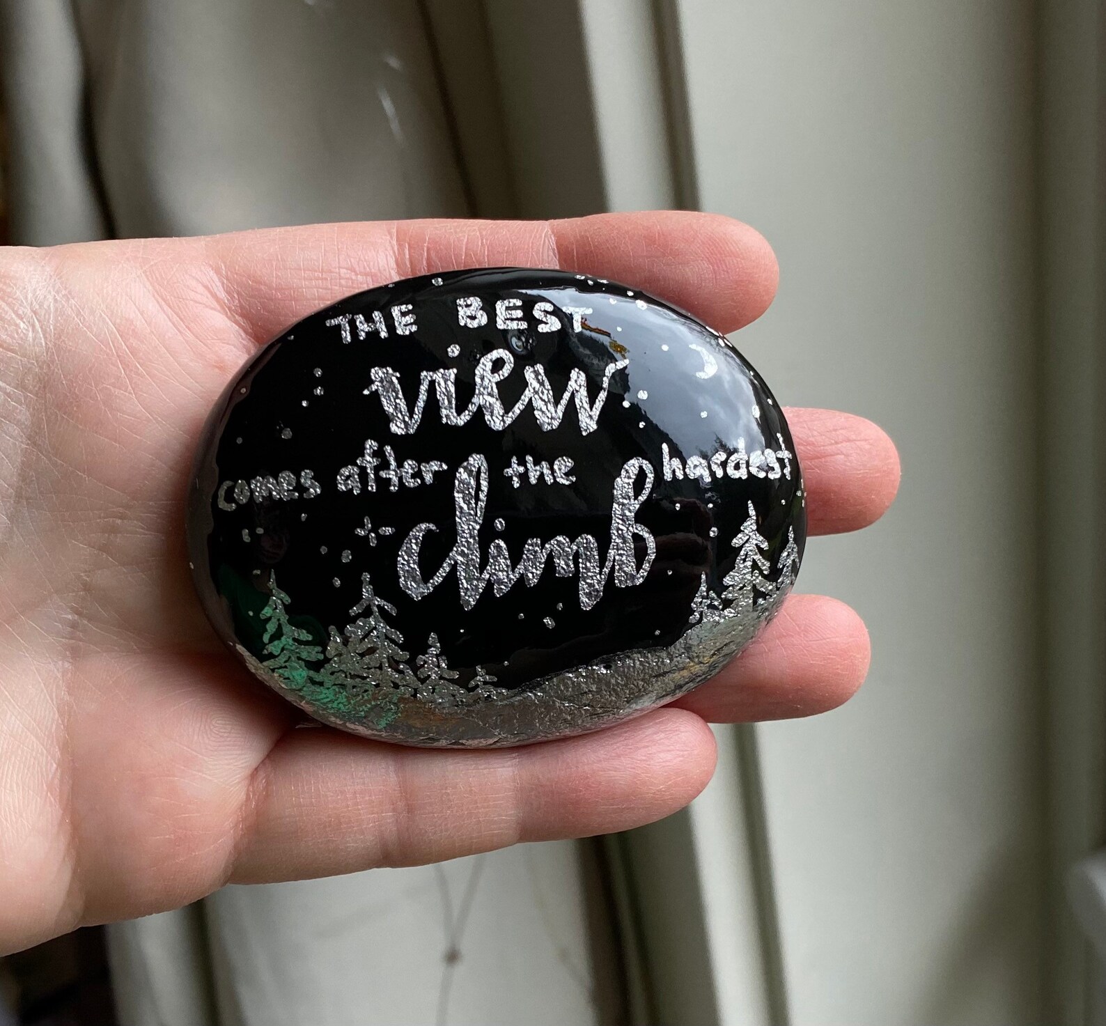 Painted Rock Motivation Quote Motivational Rocks Keepsake - Etsy