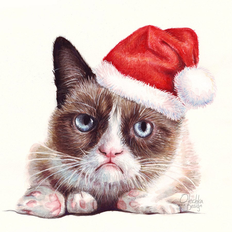 Christmas Grumpy Cat