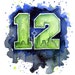 Seattle Art, 12th Man Art, Seattle Wall Art, Hawks 12th Man Art ...