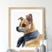 Chug Dog Chug Portrait Dog Watercolor Dog Art Dog Print - Etsy