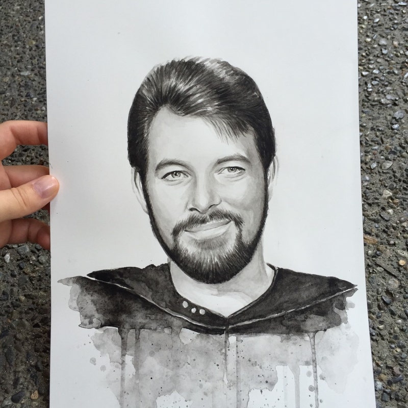 Commander Riker - Etsy