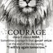 Lion Art Print, Courage Quote, Lion Painting, Lion Watercolor, Brave ...