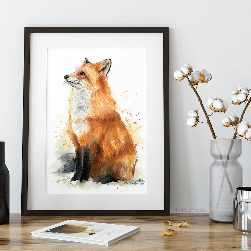 Fox Prints - Etsy