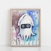 Blooper Squid, Watercolor Art Print, Mario Fan Art, Blooper Print, Geek ...