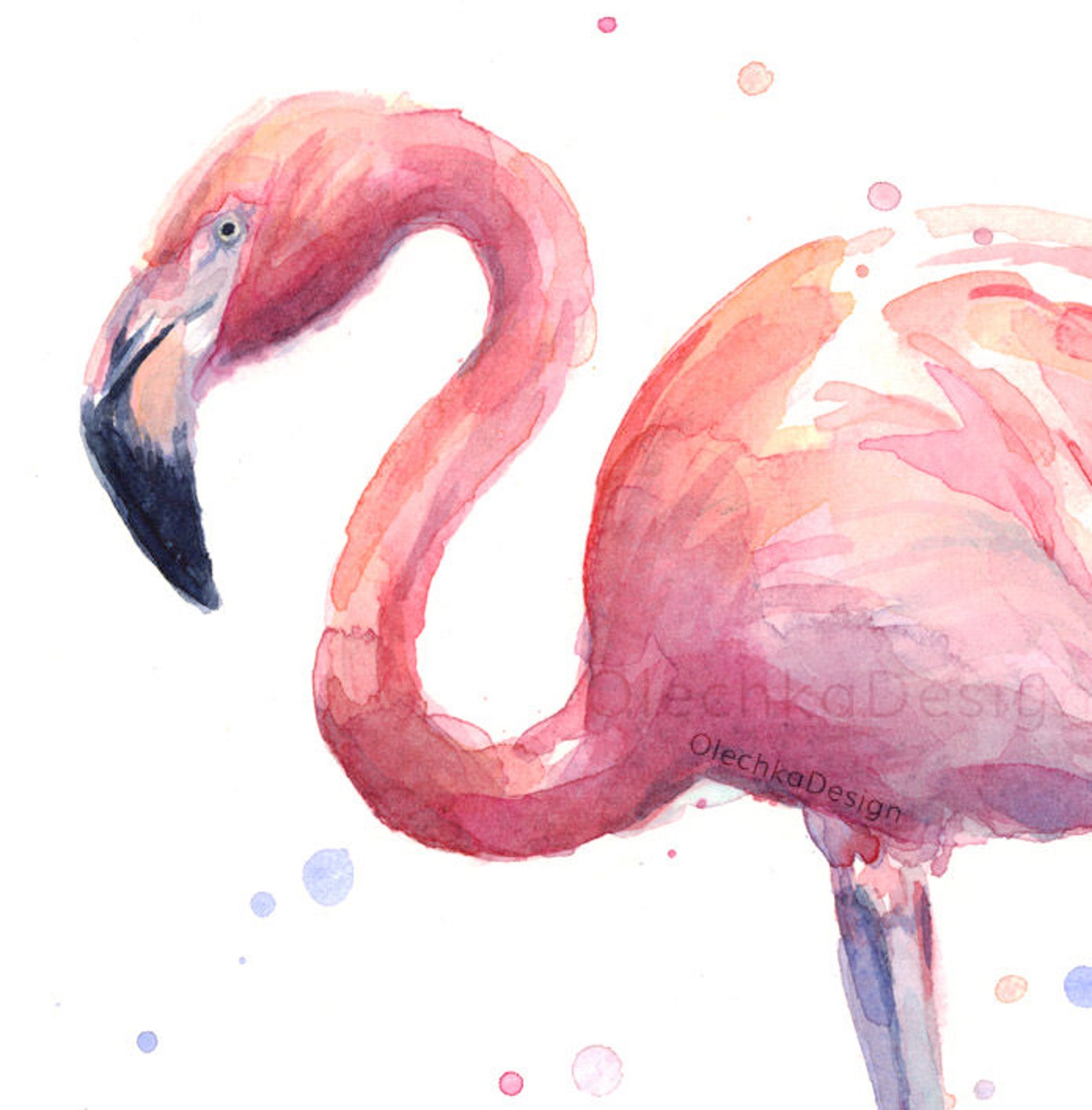 Flamingo Art Flamingo Quote Flamingo Print Be a Flamingo in | Etsy