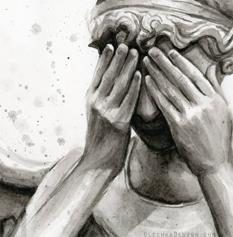 Doctor Who Weeping Angels Drawing