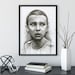 Stranger Things Print, Eleven Portrait, Watercolor Art Print, Stranger ...