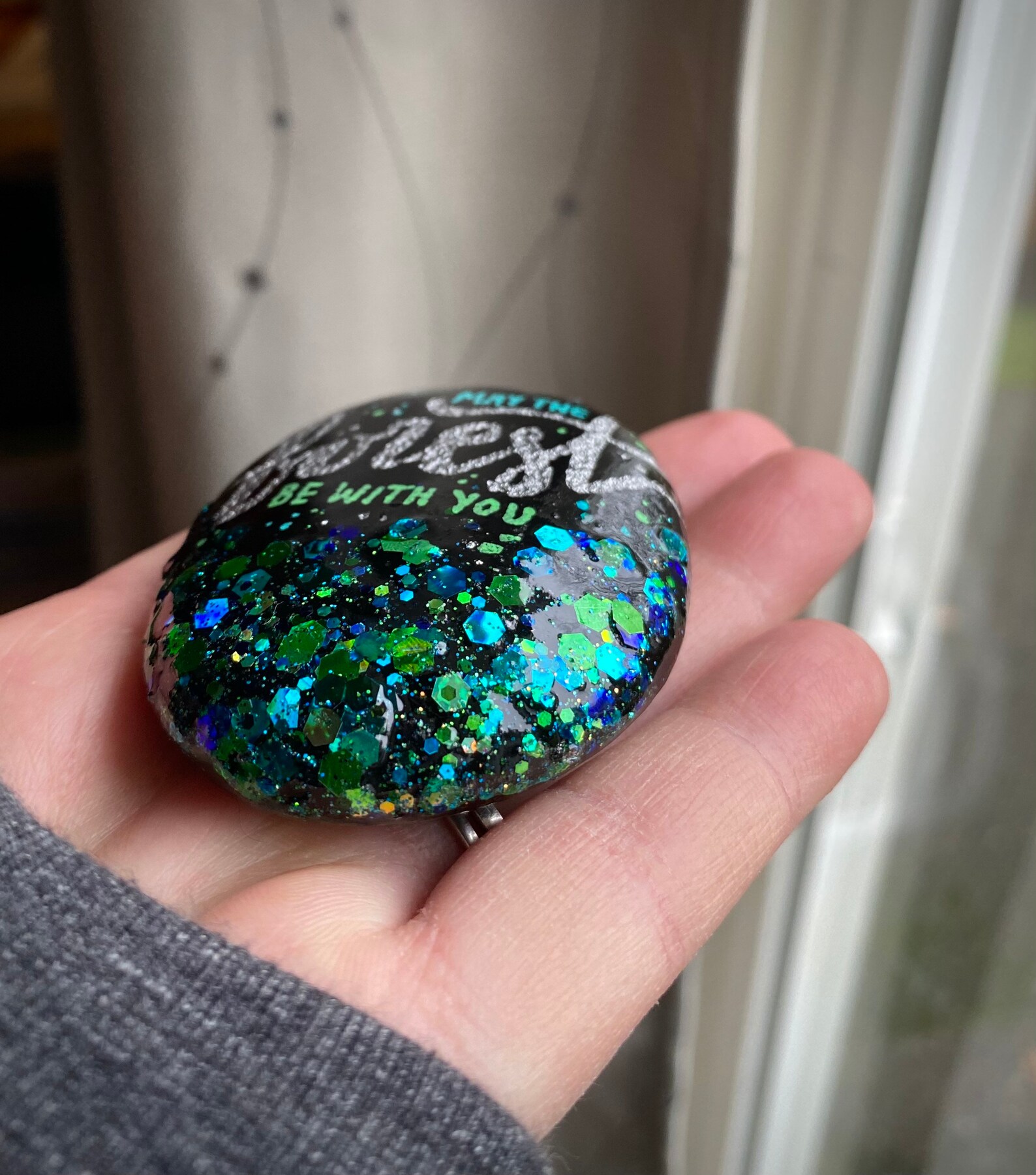 Keepsake Gift Painted Rock Adventure Art Positive - Etsy