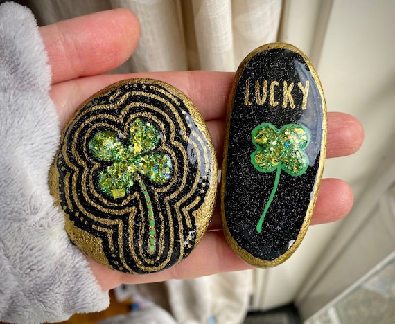 Good Luck Painted Rocks