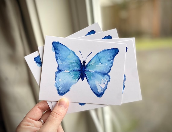 Blue Butterfly Card