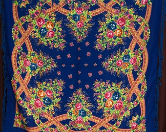 Babushka scarf | Etsy