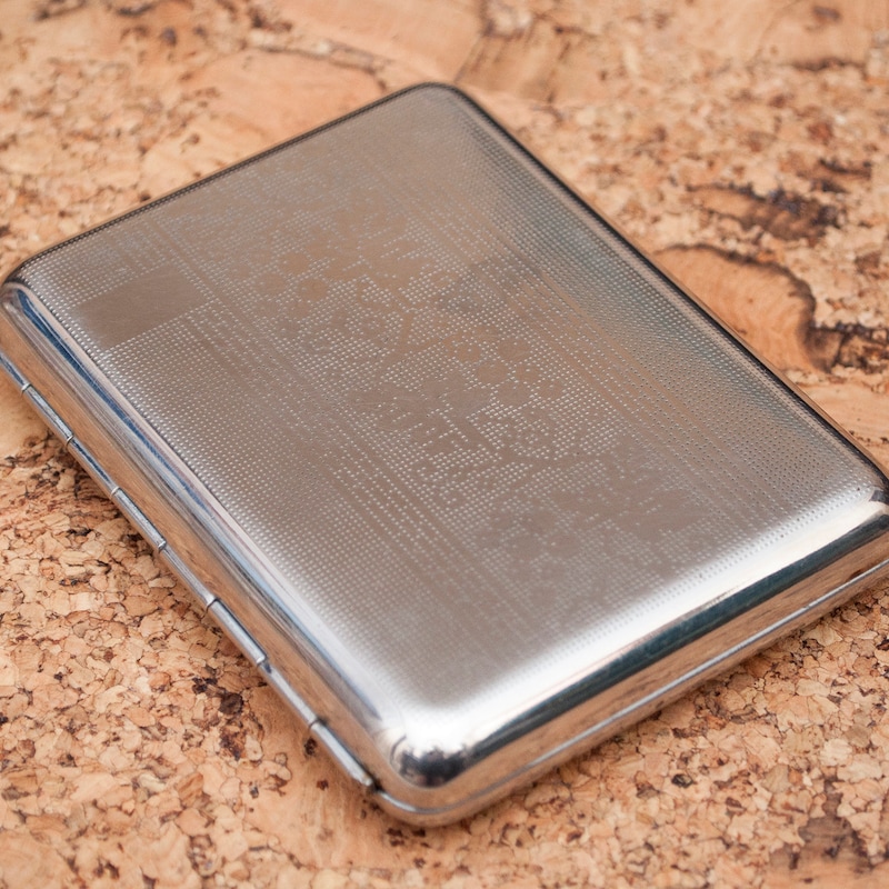 Metal Cigarette Case - Etsy