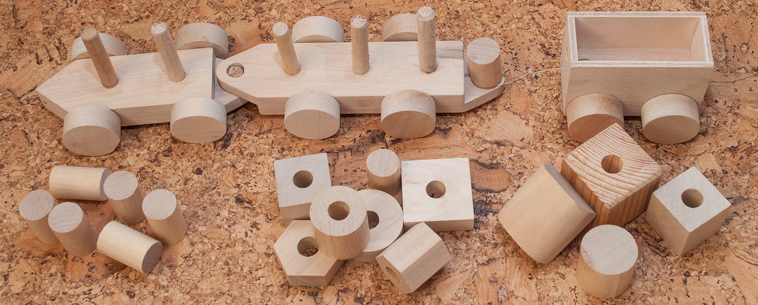 Toy Train. Wooden Train. Wooden Toy Train Set. Kids Handmade | Etsy