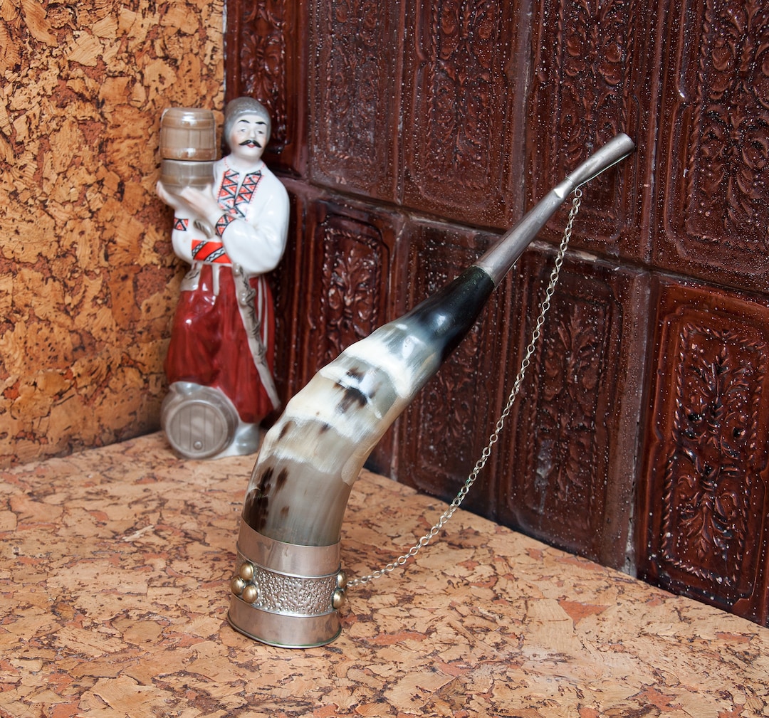 Big Bull Horn, Cup of Horn, Hunting Horn, Viking Drinking Cup, Cow Horn ...
