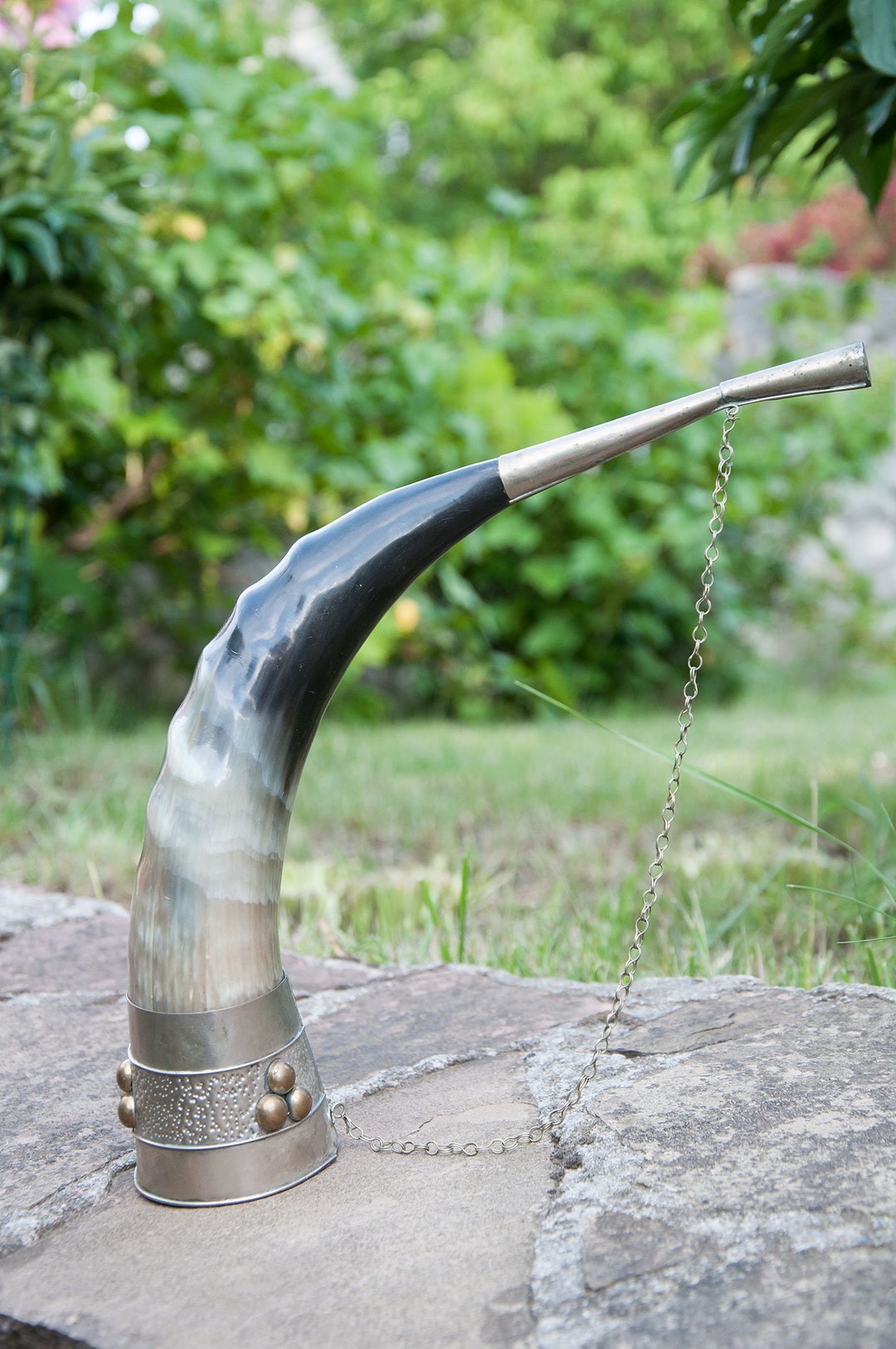 Big Bull Horn, Cup of Horn, Hunting Horn, Viking Drinking Cup, Cow Horn ...